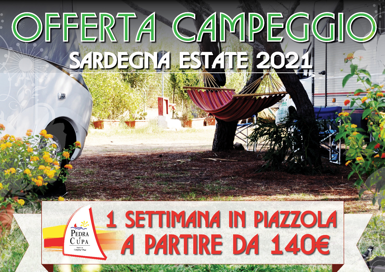 Camping Village Pedra e Cupa Budoni Sardegna - Campeggio sul mare Sardegna